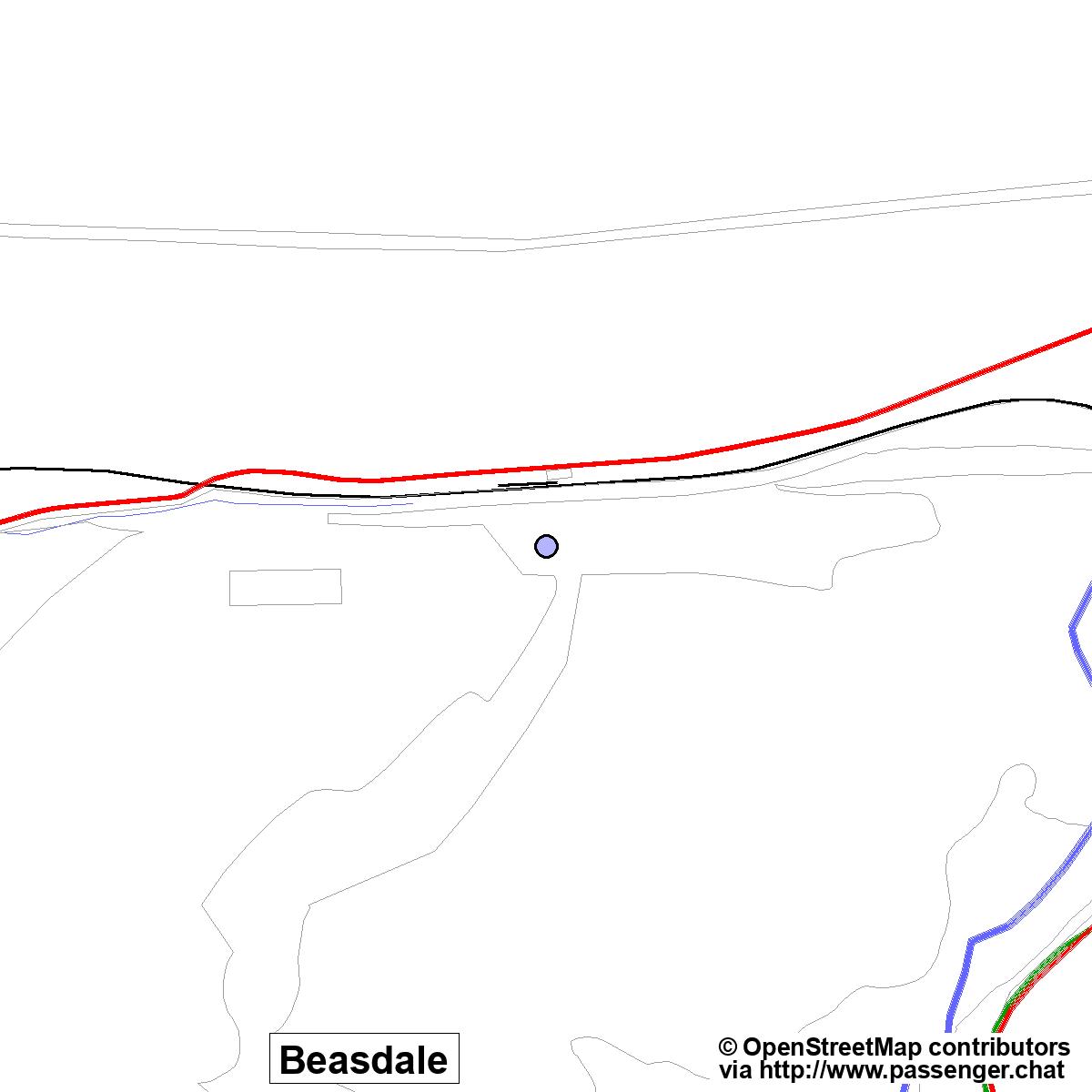 Where do people go from Beasdale (BSL) station